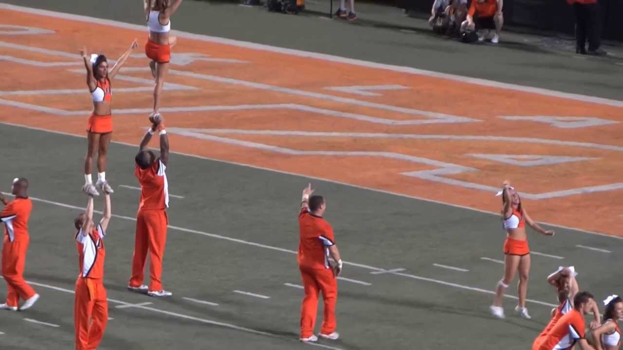 OSU Oklahoma State University Football Cheerleaders - YouTube