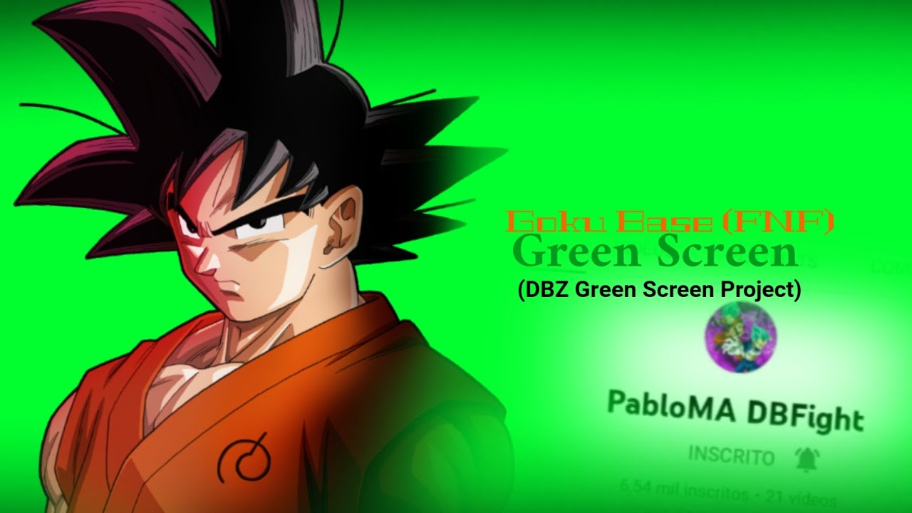 Goku Base FNF Green Screen (DBZ GREEN SCREEN PROJECT) - YouTube
