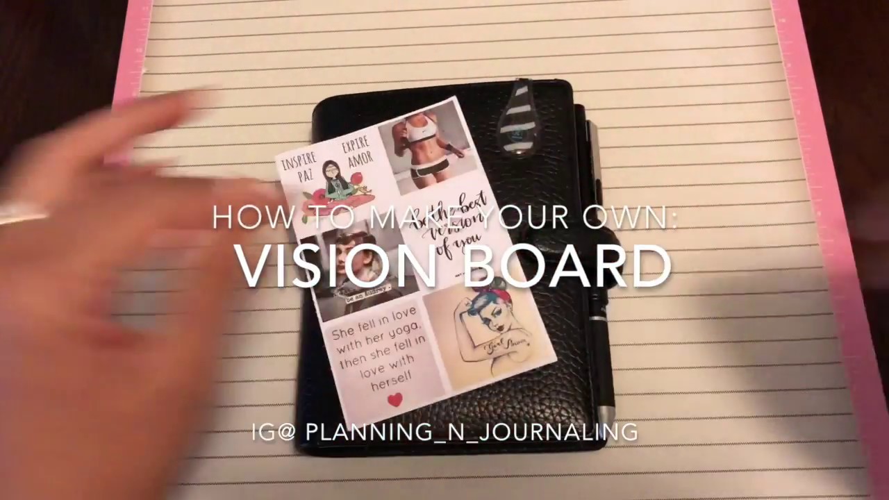 How to Make Your Own Vision Board - YouTube