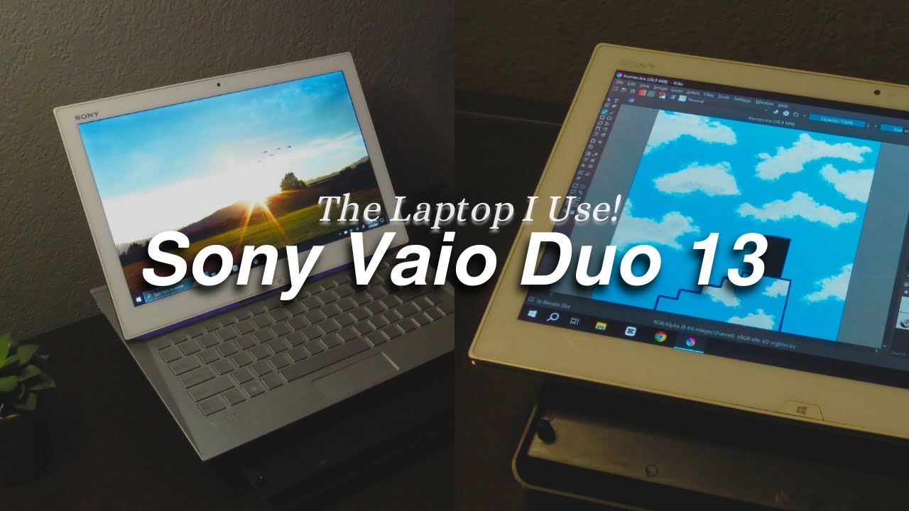 Showing Off My Laptop | Sony Vaio Duo 13 - YouTube