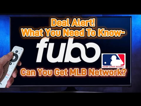 fubo-DEAL ALERT! -MLB Network Availability-What To Know⁉️ - YouTube
