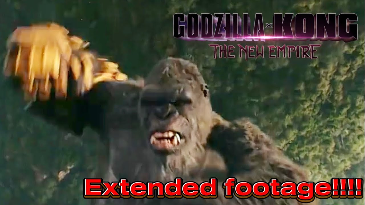 New Godzilla x Kong tv spot!!!! Extended footage of Kong ( beast glove ...