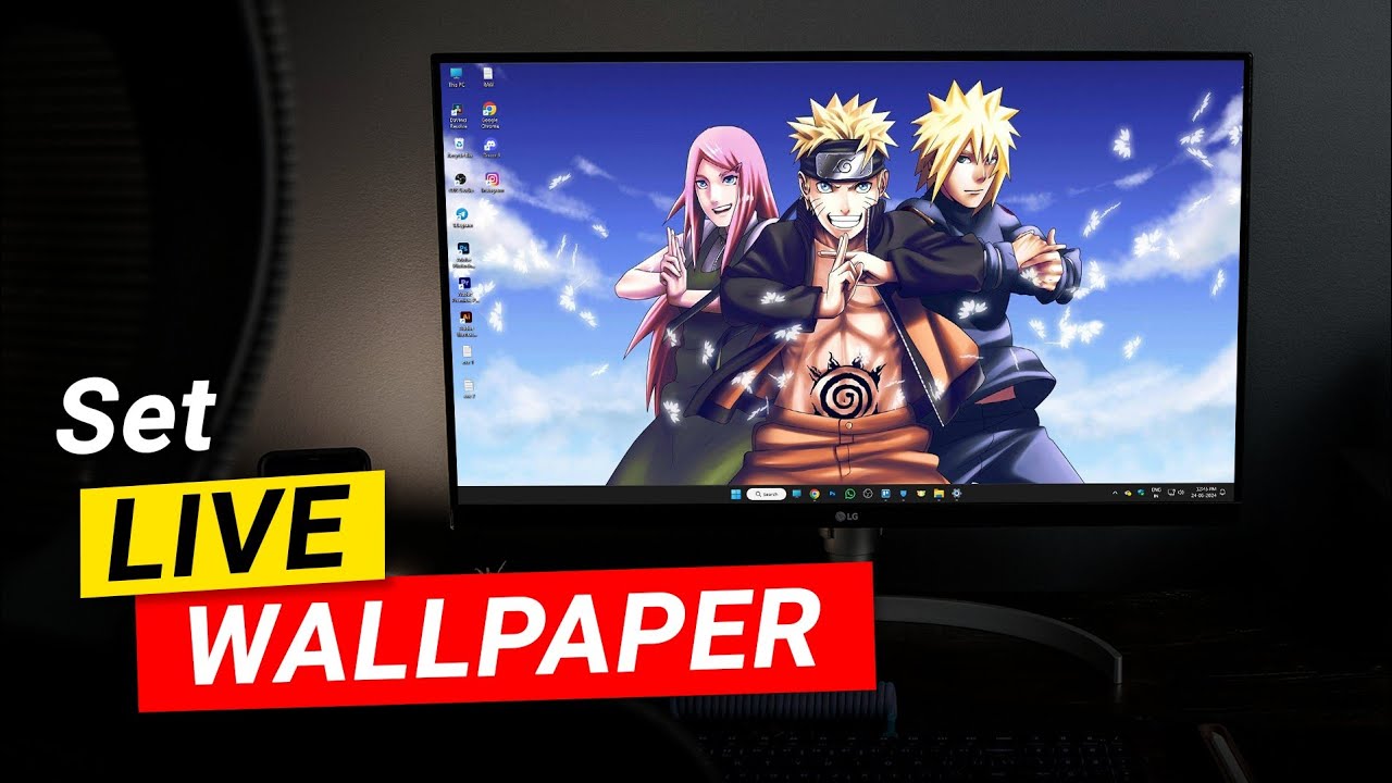 How to Add a Live Wallpaper in Windows 11 | Animated Wallpaper for ...