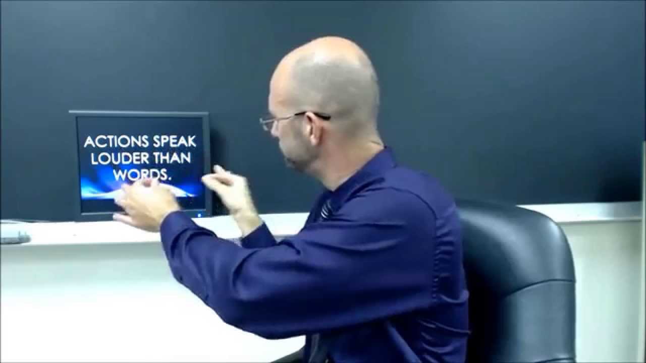 "Actions Speak Louder Than Words" | ASL - American Sign Language - YouTube