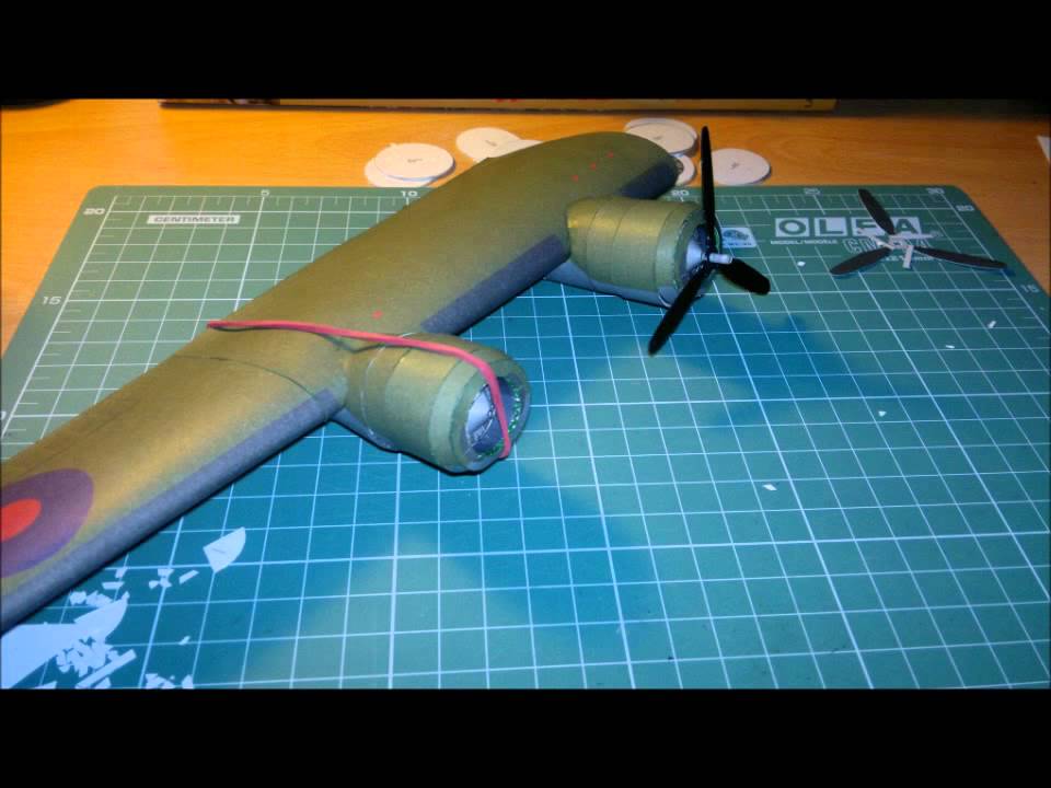 Building Paper Model of B - 24 Liberator - YouTube