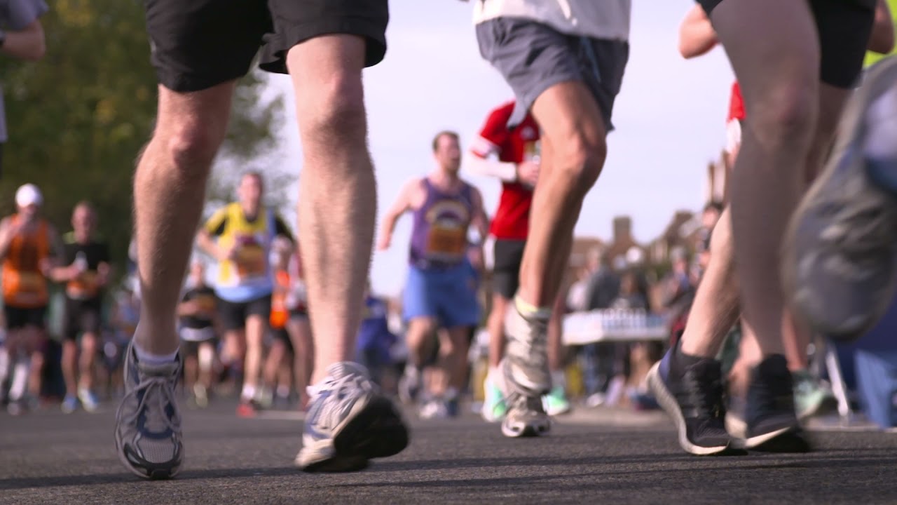 Marathon Runners Slow Motion - Free Stock Footage - YouTube