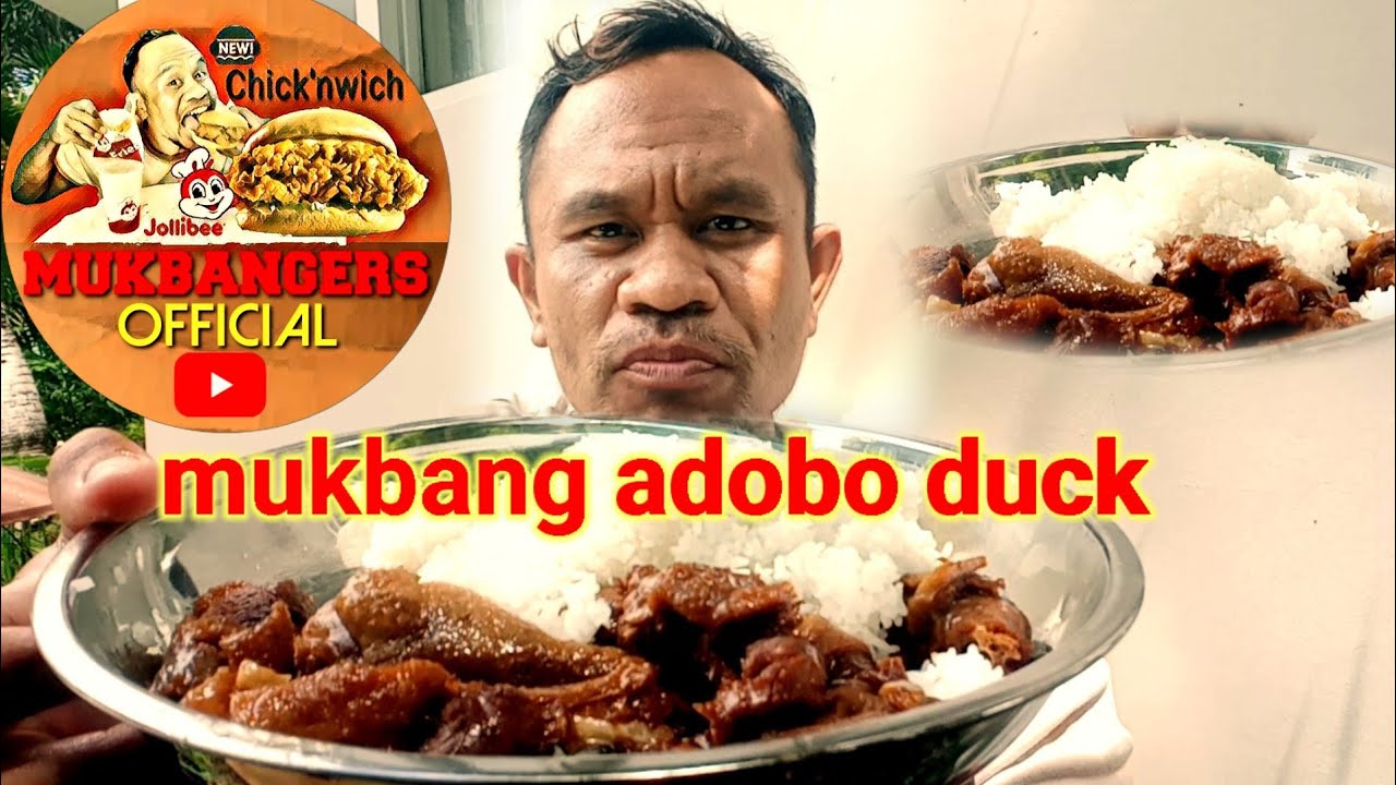mukbang adobo duck #mukbangersofficial - YouTube