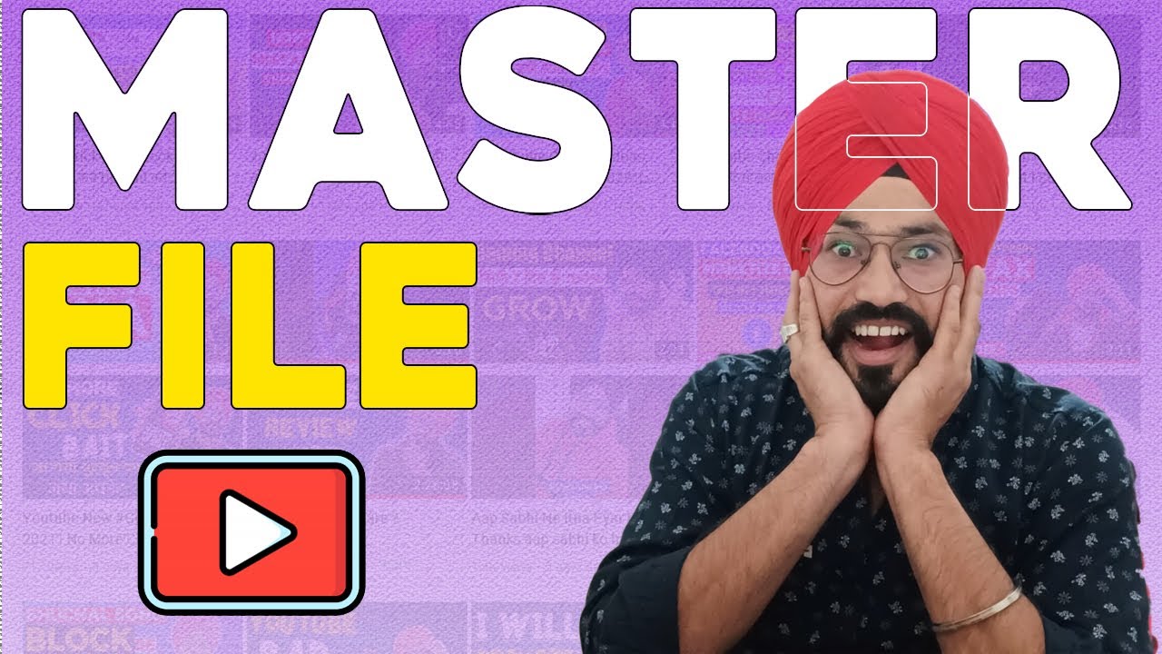 What Is Master File On YouTube ??? - YouTube
