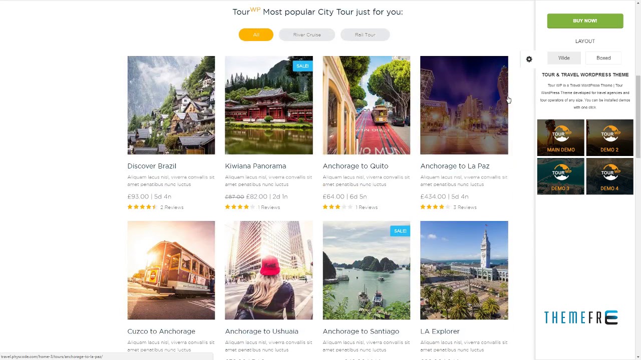 Tour WP - Travel and Tour WordPress Theme or Tour Operator and Travel - YouTube