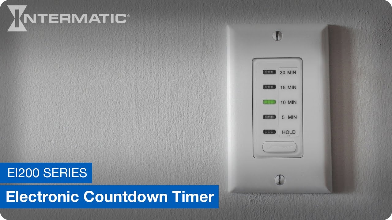 Intermatic EI200 Series Electronic Countdown Timer with Presets - YouTube