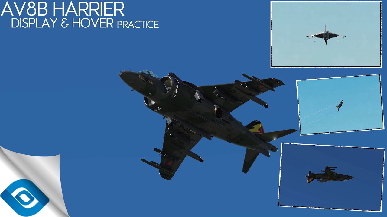 AV8B Harrier Display & Hover Practice - DCS Airshow - YouTube