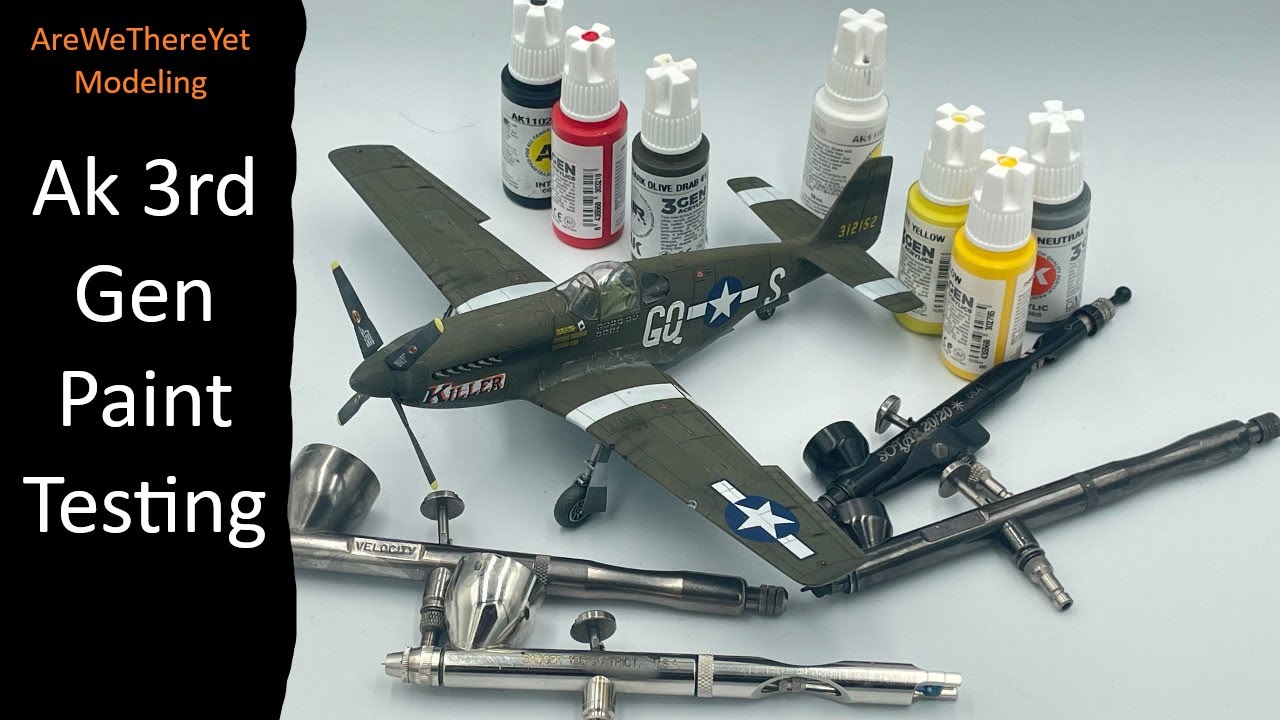 Testing Ak 3rd Generation Acrylic paints. - YouTube