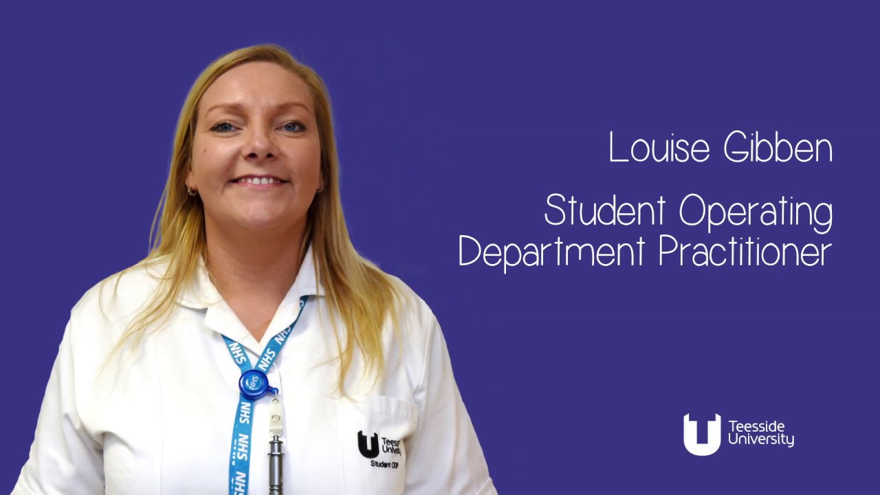 Student operating department practitioner Louise Gibben - YouTube
