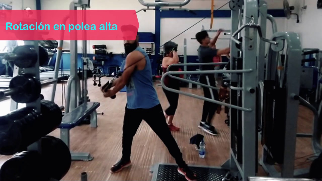 🔹 Rotación en polea alta - YouTube