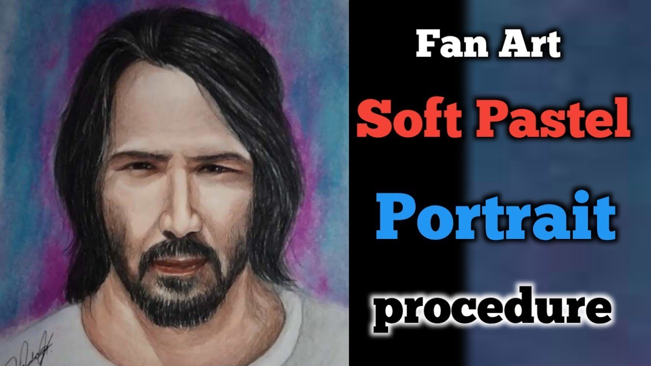 Soft Pastel Portrait @toysarttutorial #softpastelportrait # ...