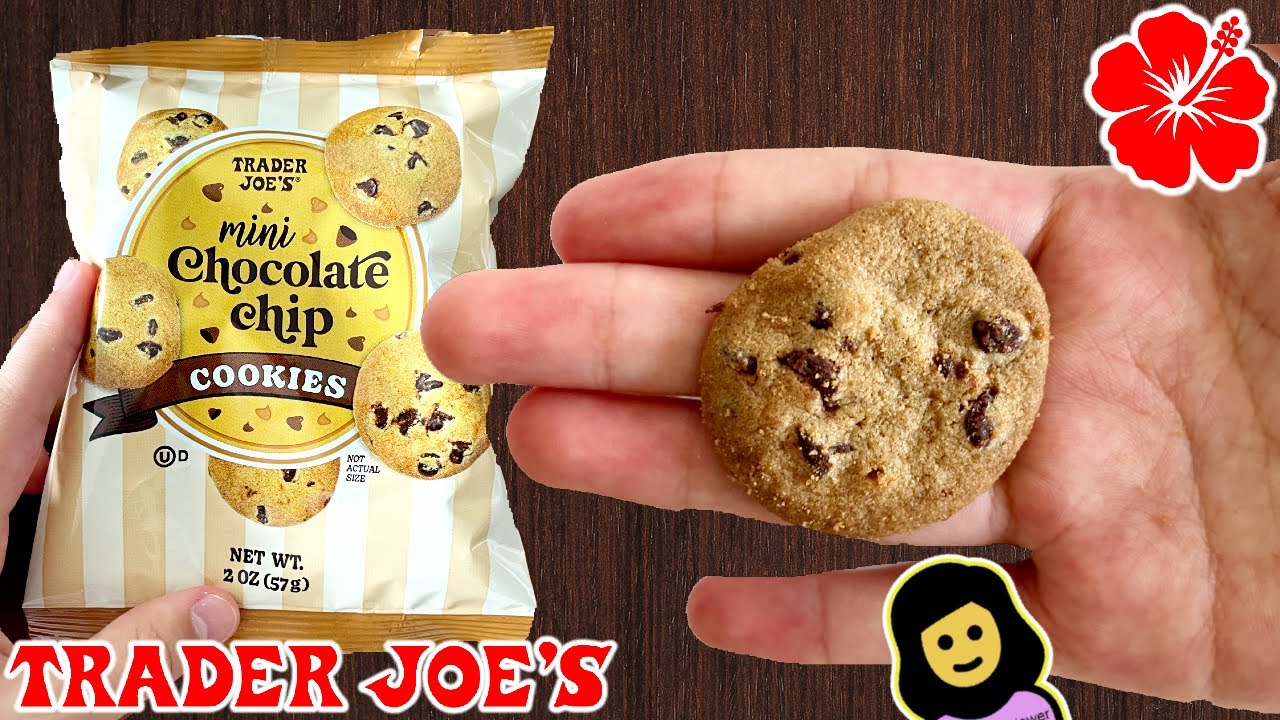 Mini Chocolate Chip Cookies - Trader Joe’s Product Review - YouTube