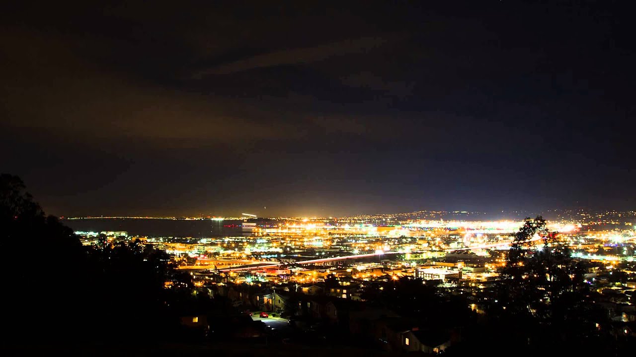 SFO Night Overlook Timelapse - YouTube