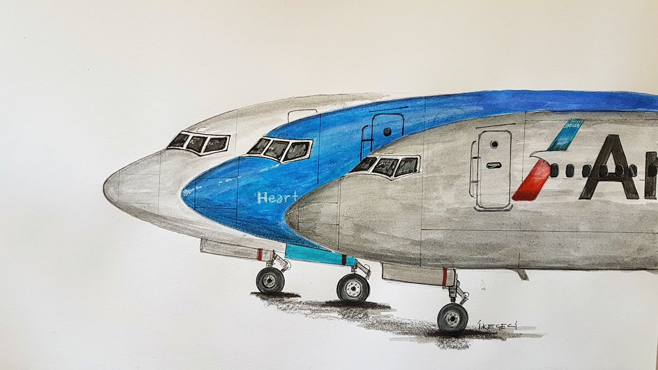 TOP 3 US AIRLINES, Sped drawing - YouTube