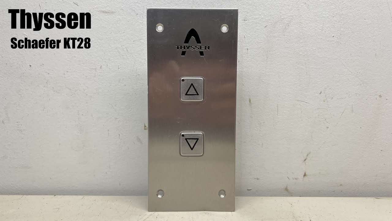 Wiring A Thyssen Elevator Button (Schaefer KT28) - YouTube