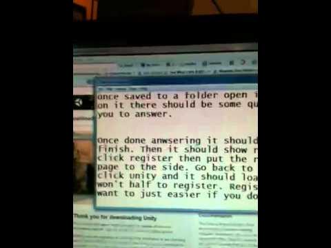 How to install unity 3.5 - YouTube