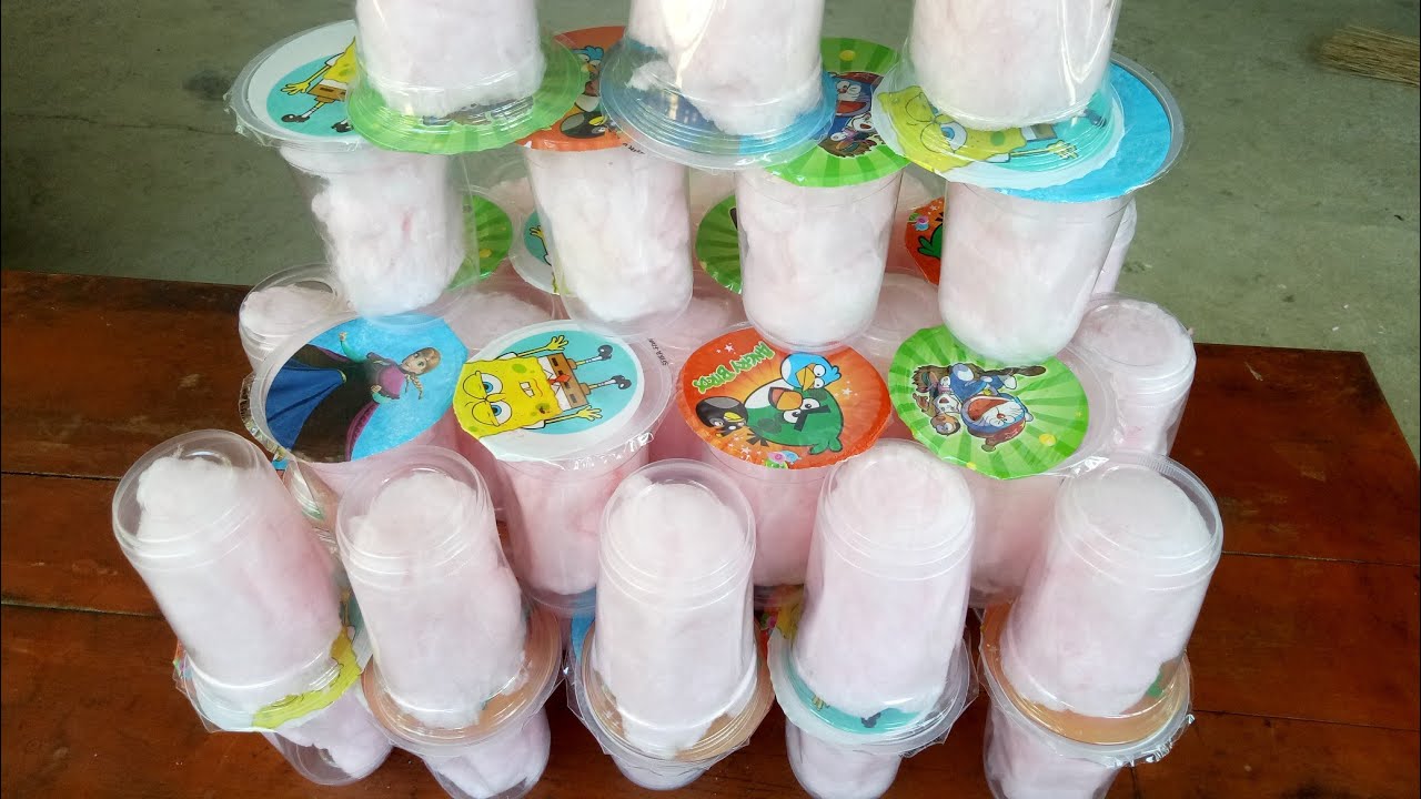 cara membuat gula kapas arumanis untung 300% - YouTube