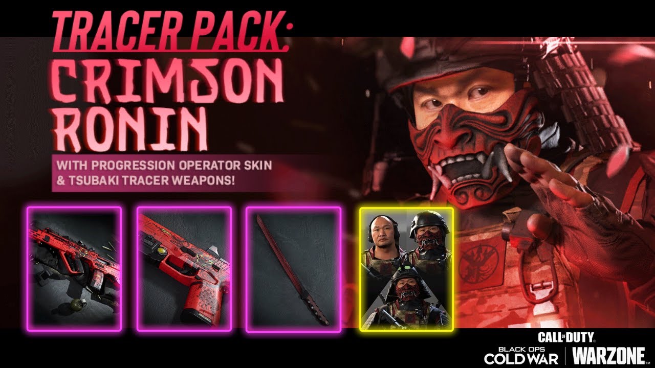 CRIMSON RONIN TRACER PACK! (Call Of Duty: Black Ops | Warzone) - YouTube