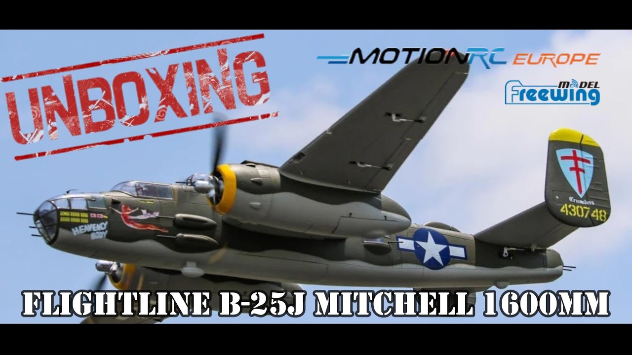 Unboxing Freewing (Frontline) B-25J Mitchell - YouTube