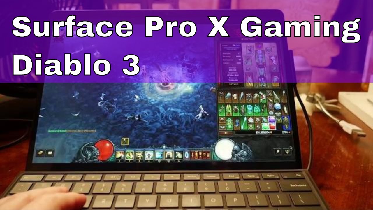 Surface Pro X Gaming : Diablo 3 - YouTube