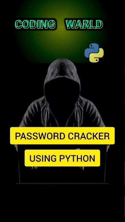 ๐password Cracker Using Python ๐ Youtube