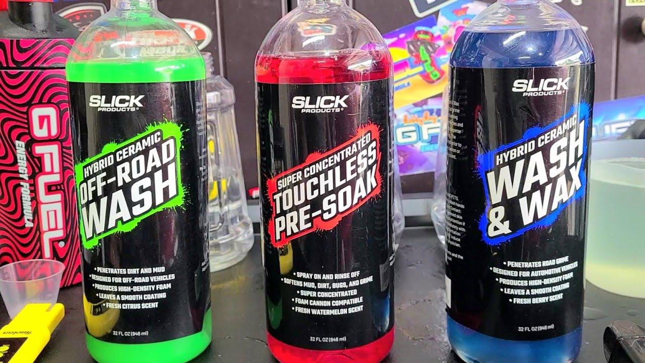 Slick Products Touchless & Hybrid Ceramic Shampoos: Ultimate Cleaning ...