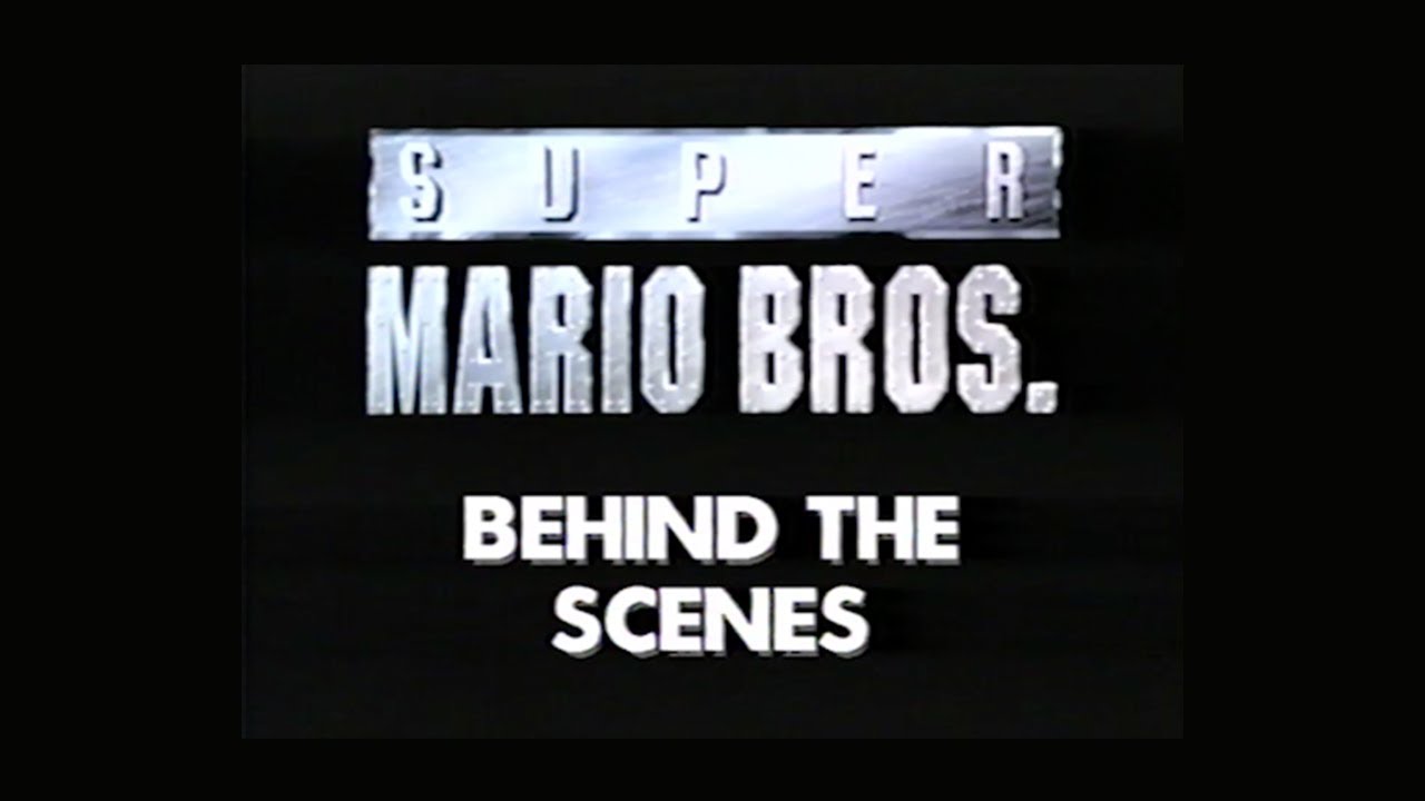 Super Mario Bros. Behind the Scenes Documentary (VHS) - YouTube