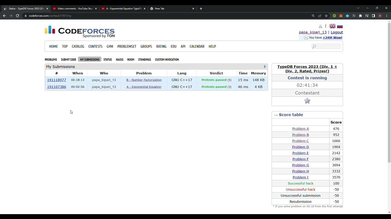 B Number Factorization TypeDB Forces 2023 Div 1 + Div 2, Rated, Prizes Codeforces - YouTube