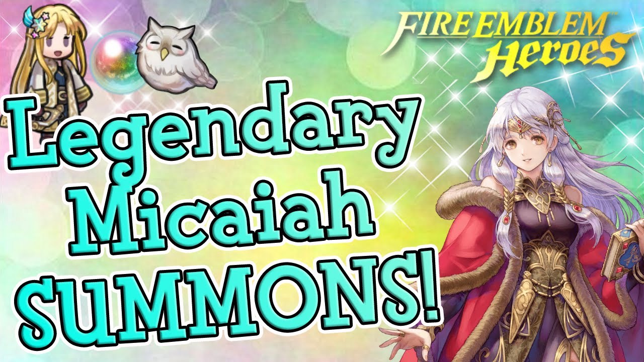 Fire Emblem Heroes: Legendary Micaiah Summons! - YouTube