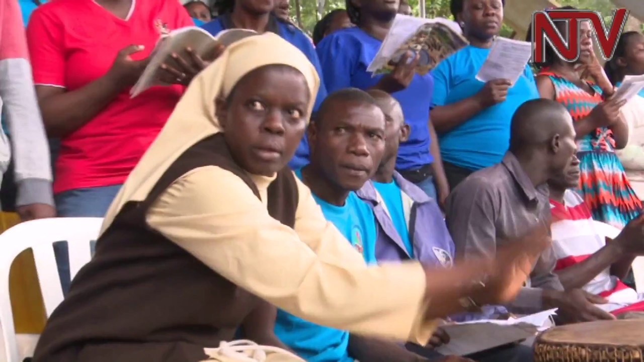 Tororo Archdiocese Pilgrims now at Namugongo Martyrs Shrine - YouTube