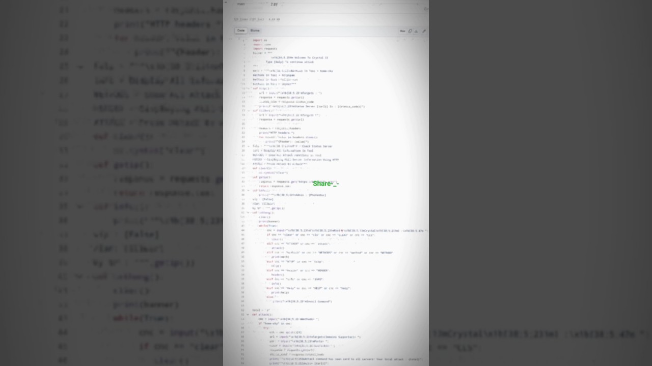 Share Tool Github Gui Đẹp Lần 3 #ddos #thinhhanh #shorts - YouTube