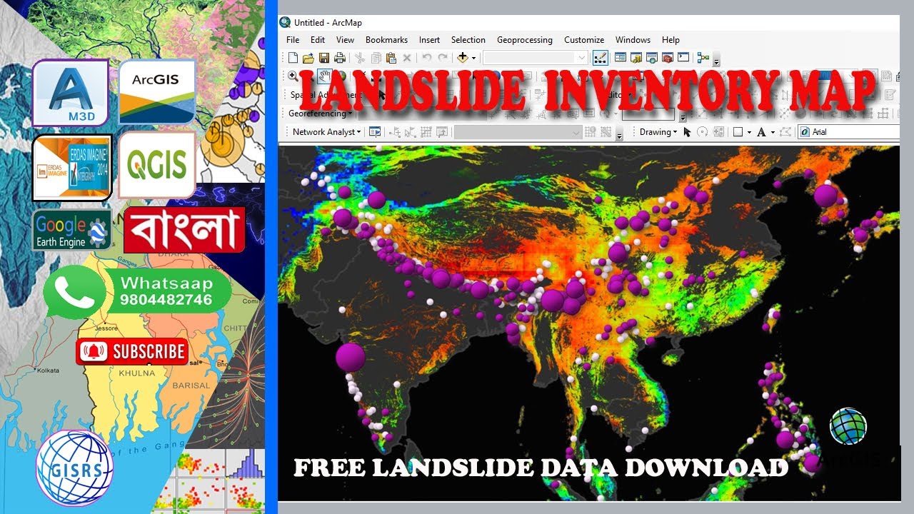 Download Landslide Point Data in World || Prepare Landslide inventory ...