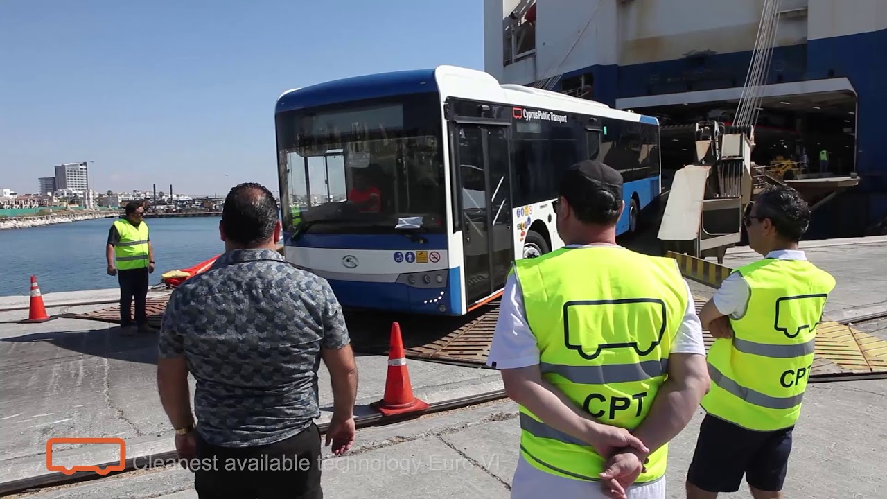 Ο νέος στόλος λεωφορείων της Cyprus Public Transport - YouTube