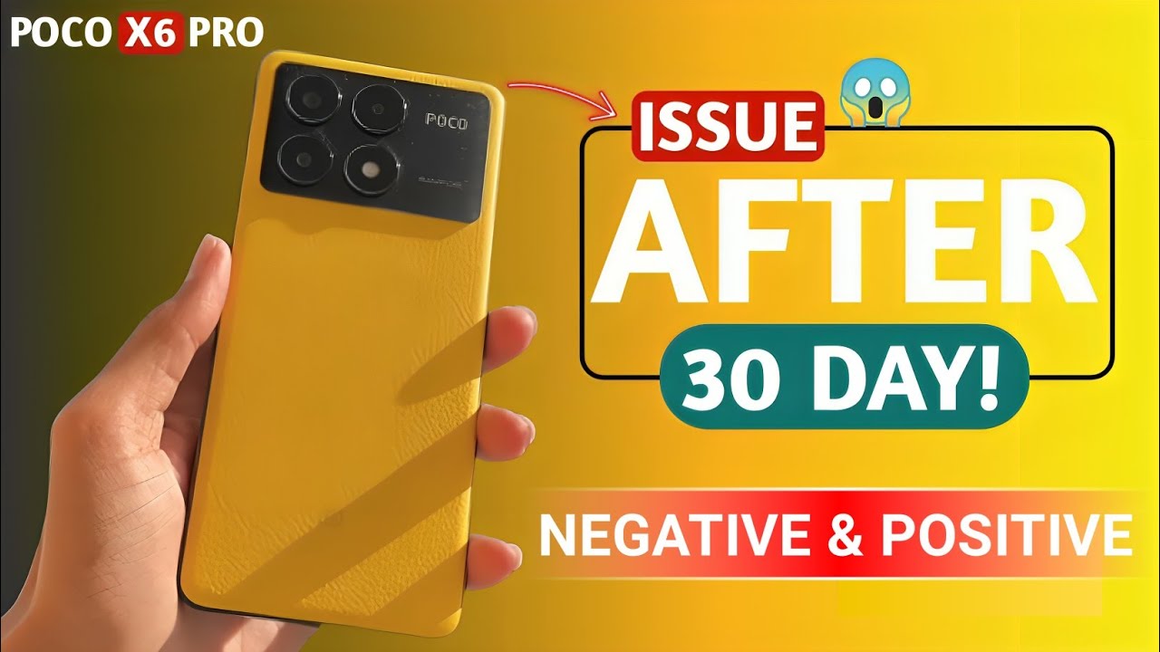 Poco X6 Pro Full Review AFTER 30 DAY Major Issue😱| Dymensity 8300 Ultra ...