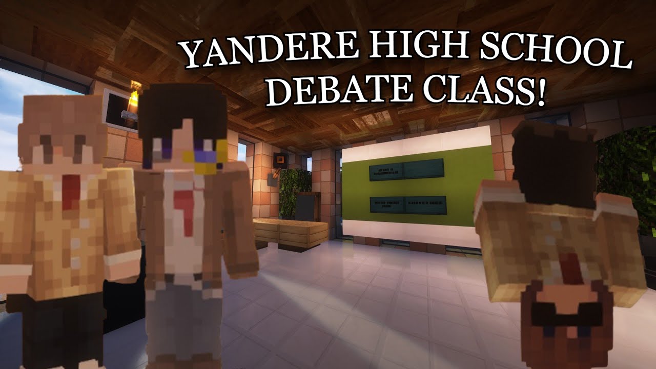 Yandere High School - DEBATE CLASS! (Minecraft Roleplay) #22 - YouTube