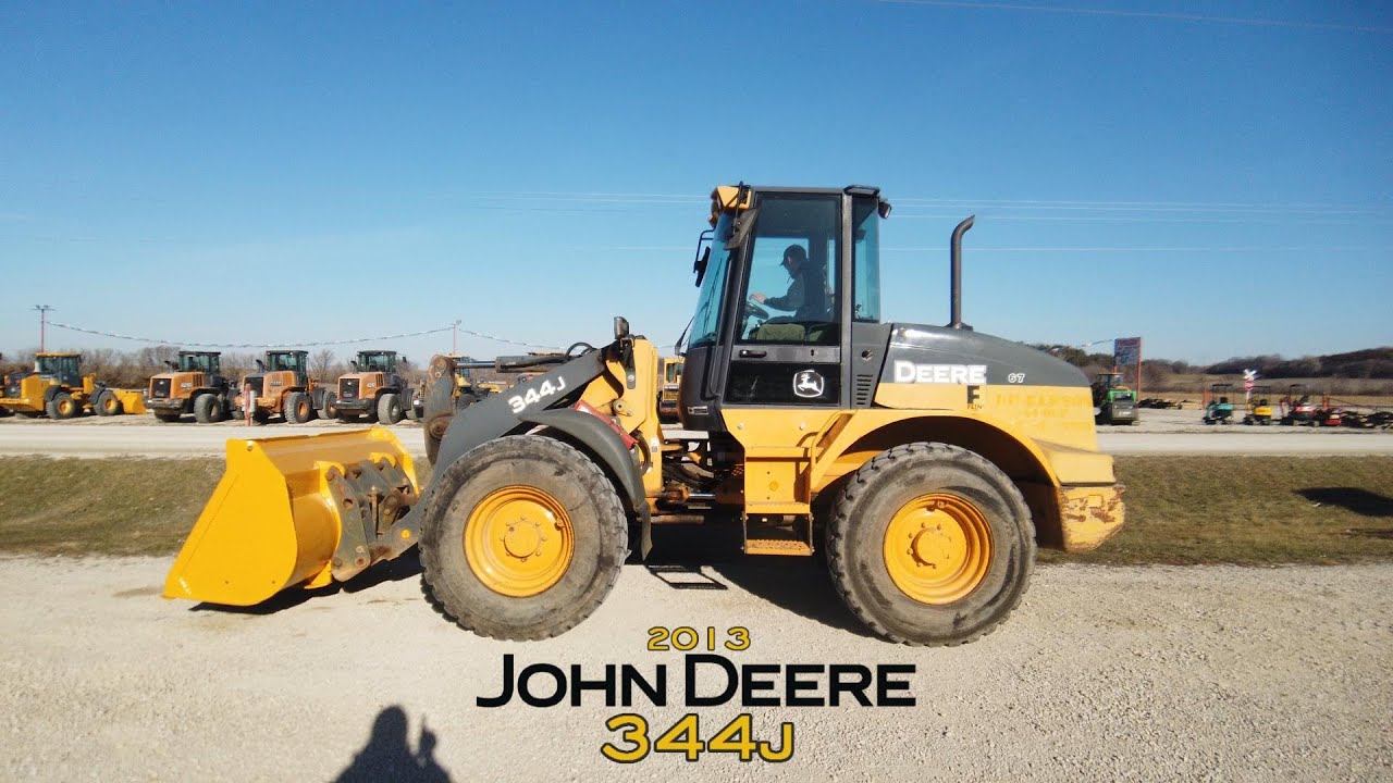 2013 John Deere 344J - YouTube