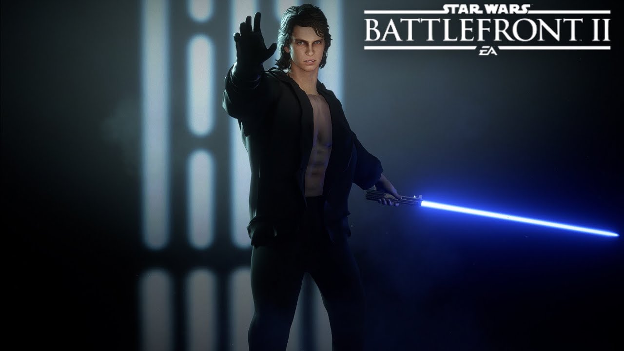 Star Wars Battlefront 2 - Pajamas Anakin Skywalker Skin MOD - YouTube