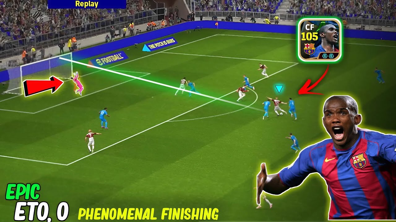 New epic Eto'o with phenomenal finishing is too good 💥 - YouTube