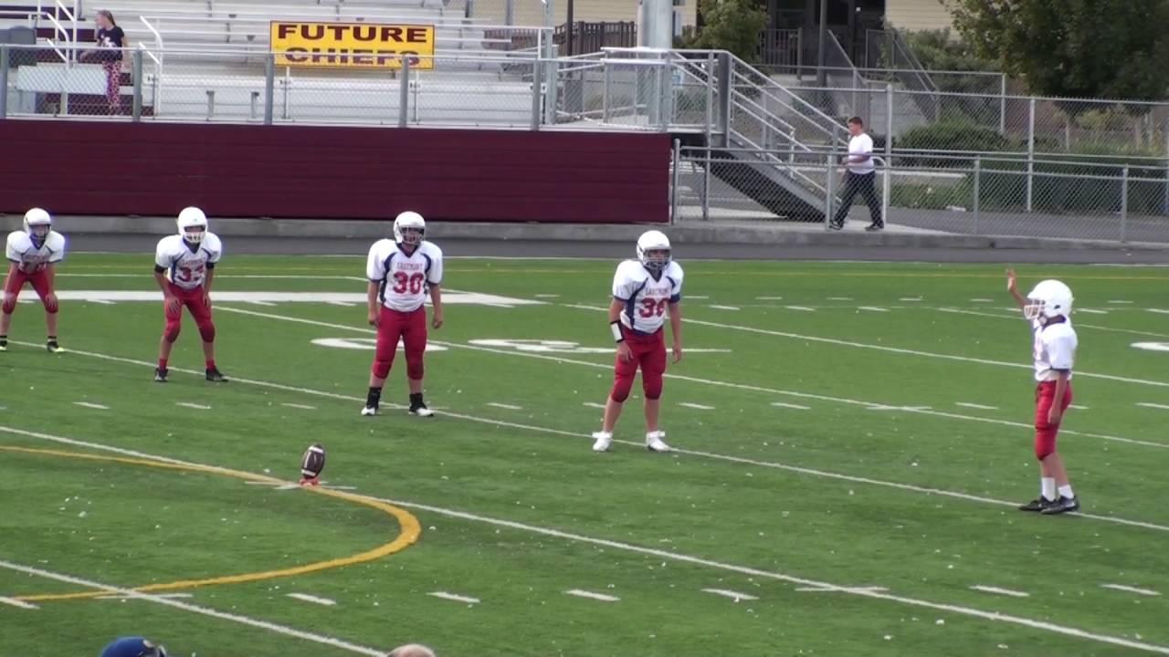 Cameron Pope Kicks Off 9 21 16 - YouTube