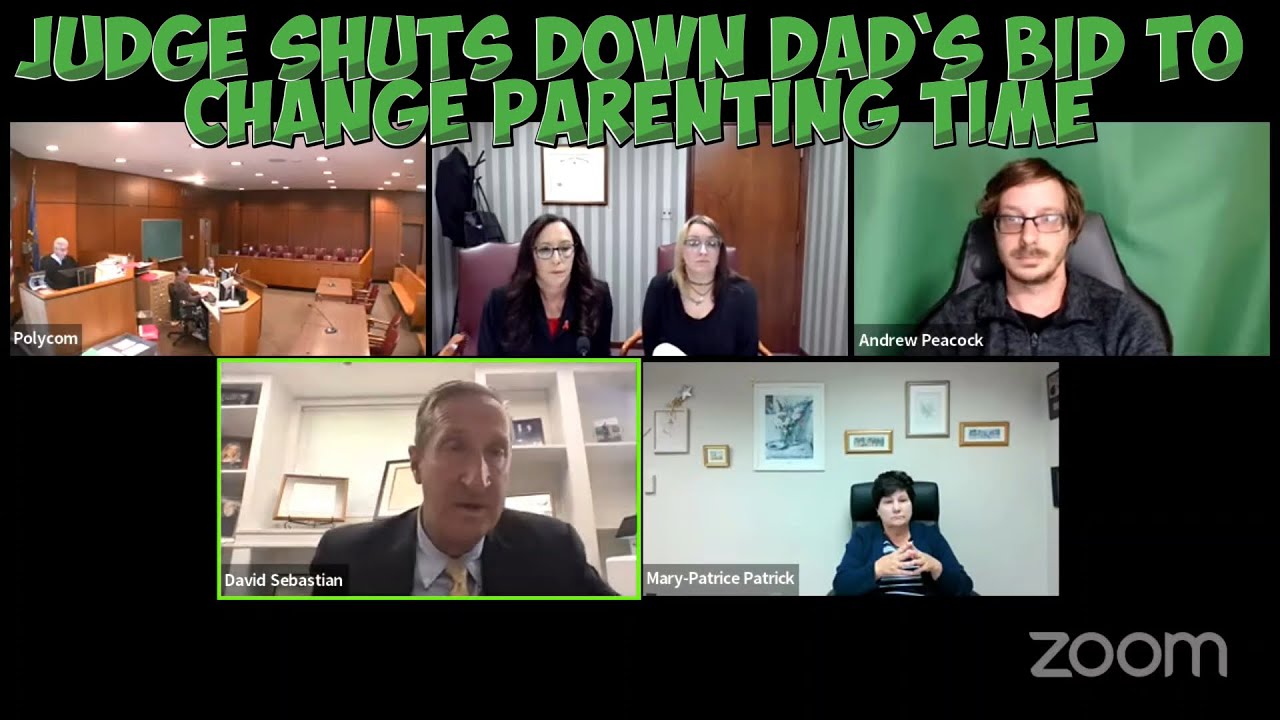 Judge Shuts Down Dad’s Bid to Change Parenting Time #familycourt - YouTube
