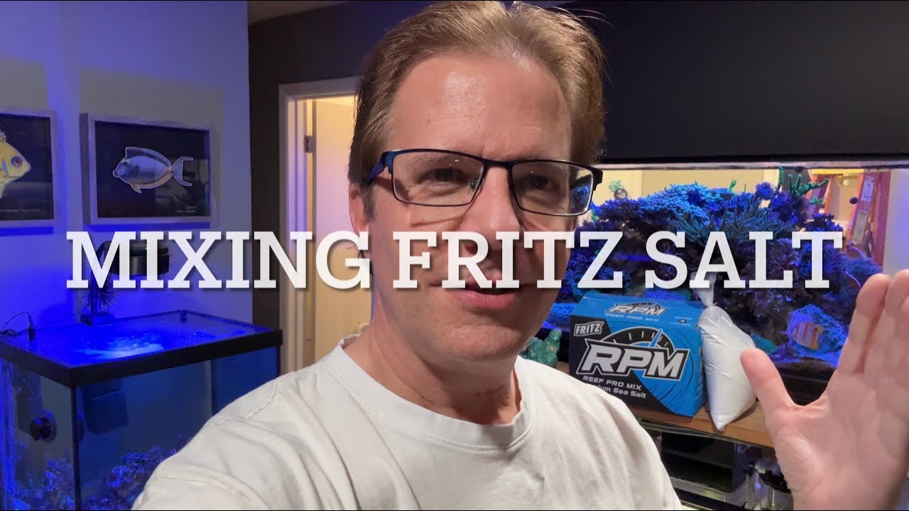 How I use Fritz RPM salt mix up a batch of saltwater - YouTube