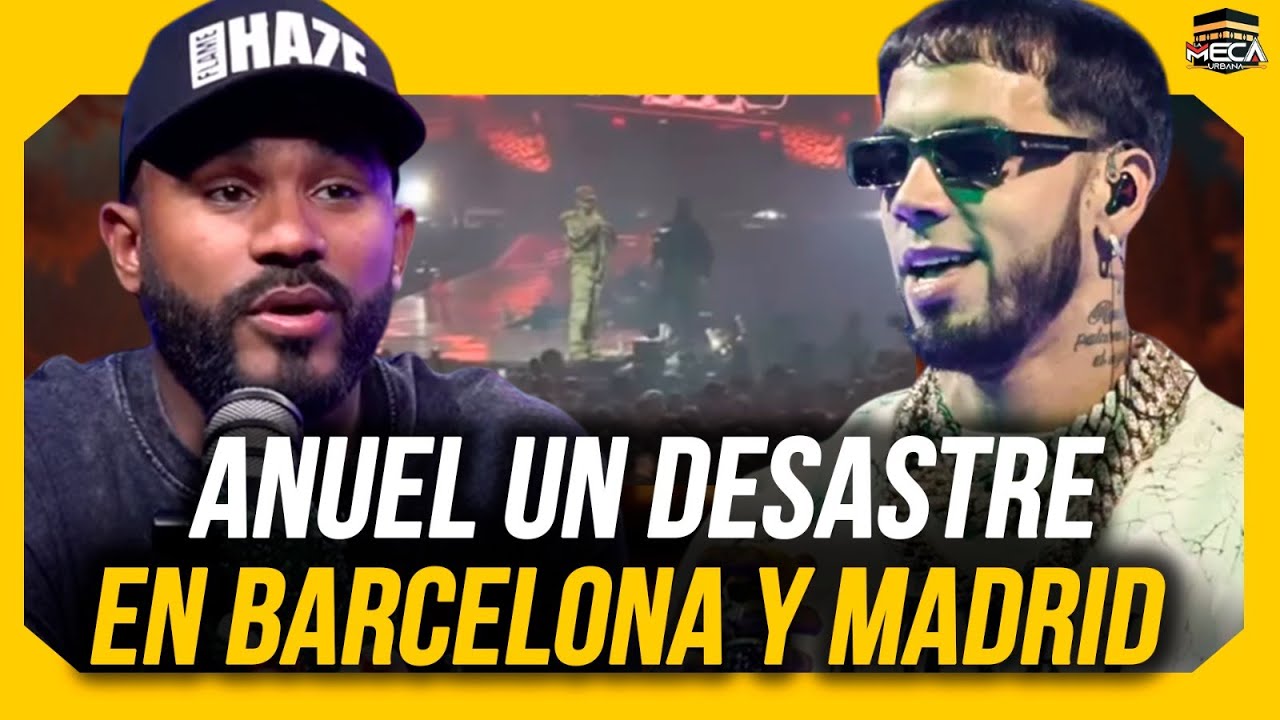 ANUEL AA FRACASA EN BARCELONA Y MADRID LE APAGAN EL MICRÓFONO ! - YouTube