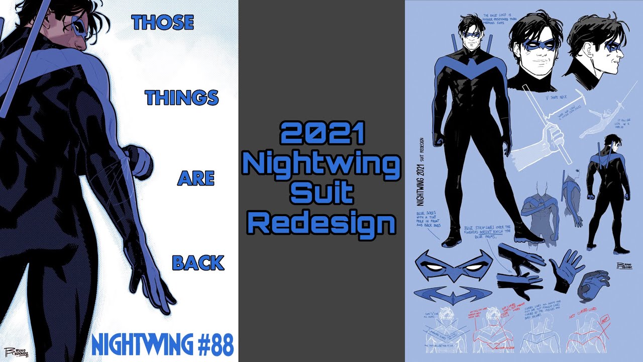 *NEW* NIGHTWING SUIT! 2021 Nightwing Suit Redesign! | Nightwing by Tom ...
