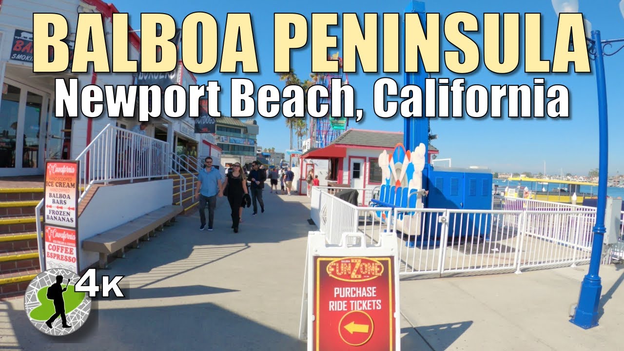 Walking Around Balboa Peninsula | Newport Beach, California - YouTube