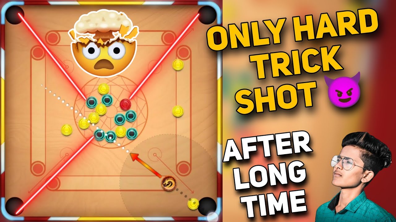 Only Hard Trick Shot 😈🔥 | carrom pool | indirect Trick Shot Game play ...