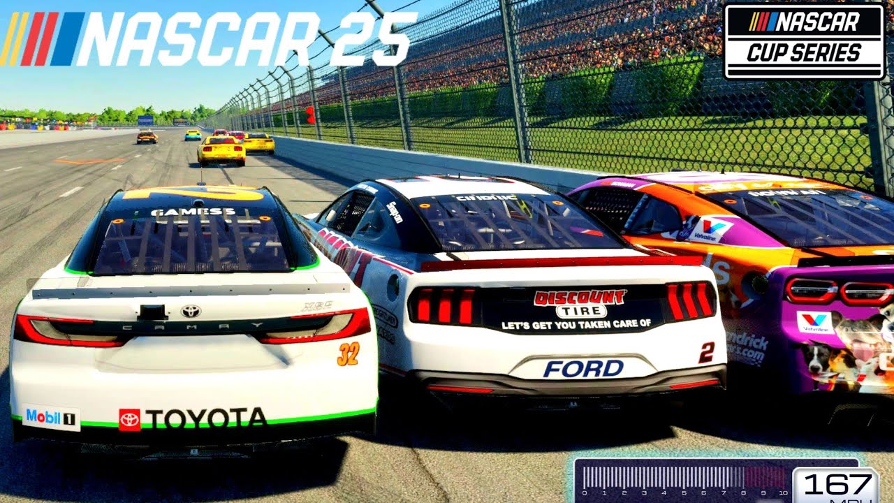 NASCAR 25 Career Mode The Tricky Triangle - YouTube